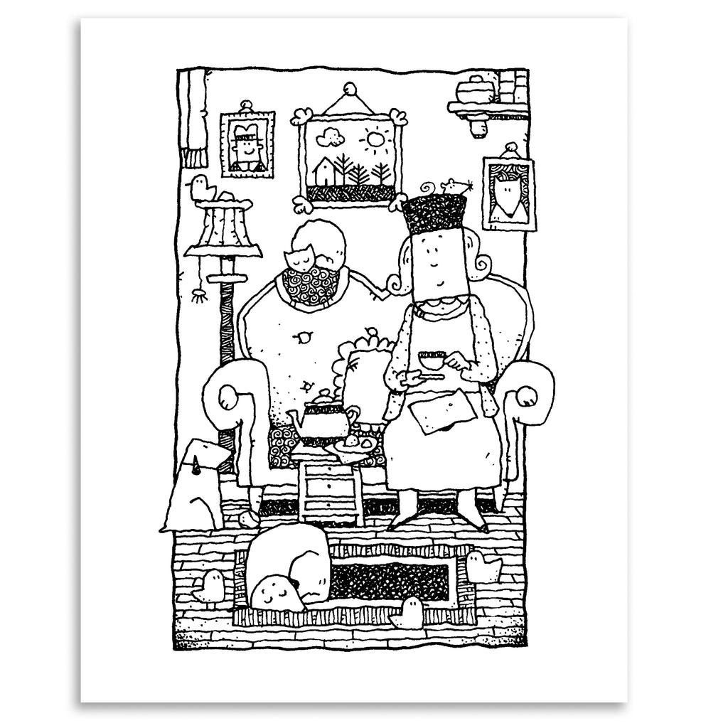 Sunday Tea – Dave Garbot Artist