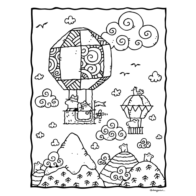 Simple Life Coloring Book – Dave Garbot Artist