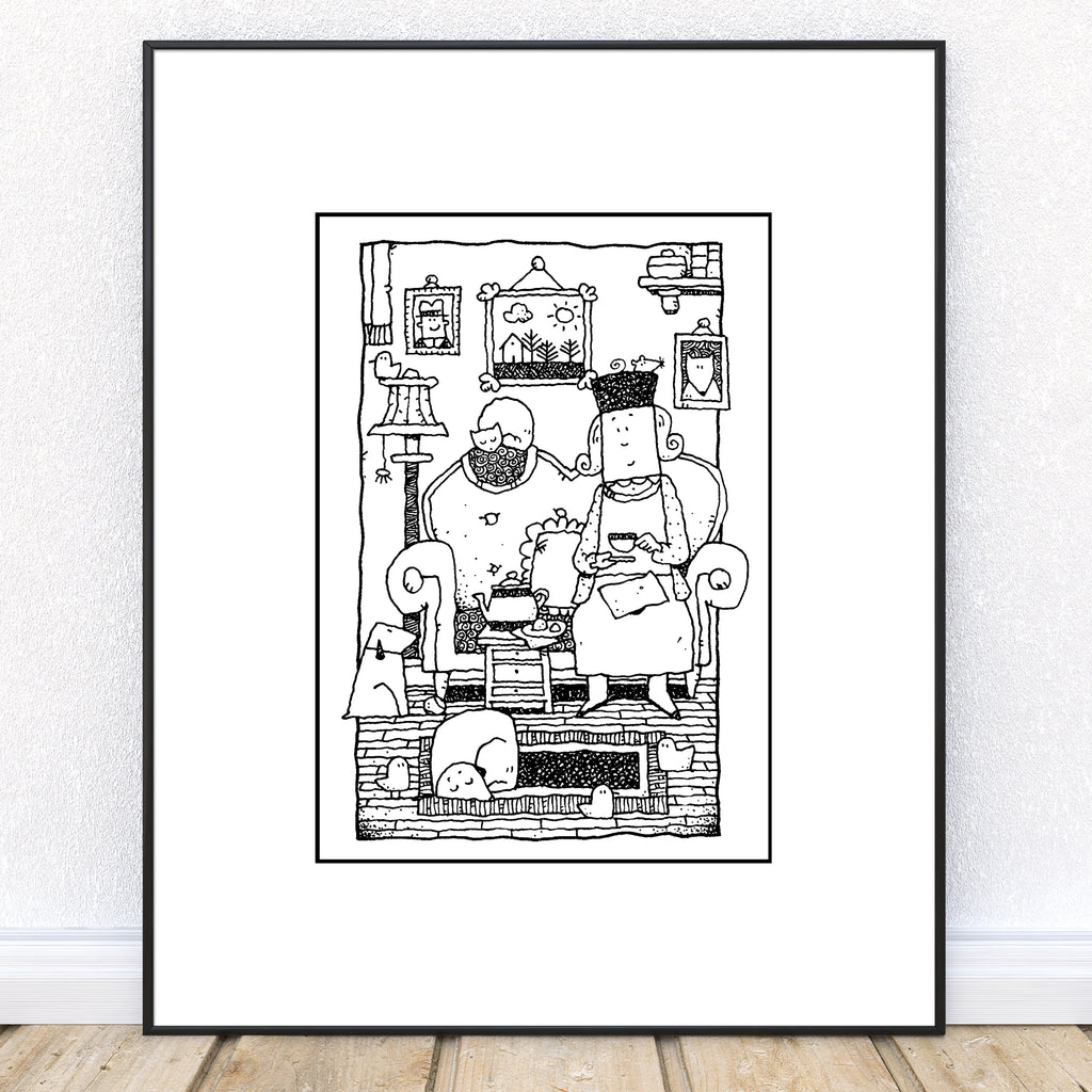 Sunday Tea – Dave Garbot Artist