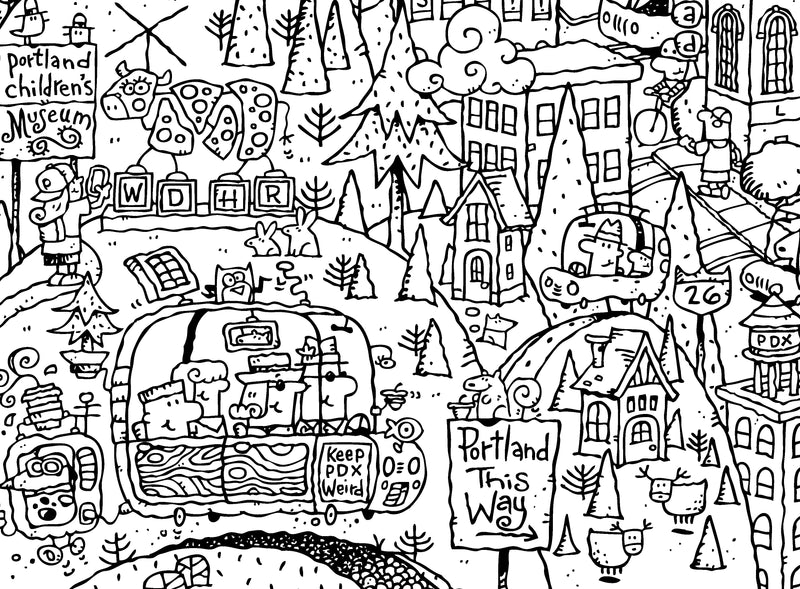 Coloring Portland – Dave Garbot Artist