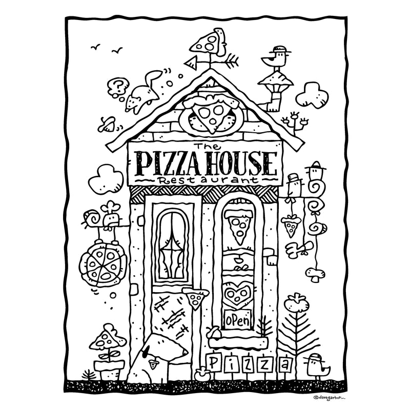 Simple Life Coloring Book – Dave Garbot Artist